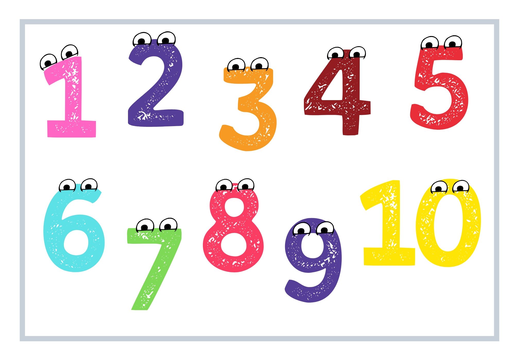 Numbers and Number Names Train - As Told By Mom Numbers and Number Names Train - As Told By Mom