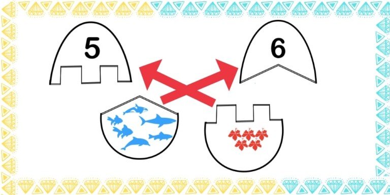 Toddler Activity - Number Egg Puzzle - As Told By Mom