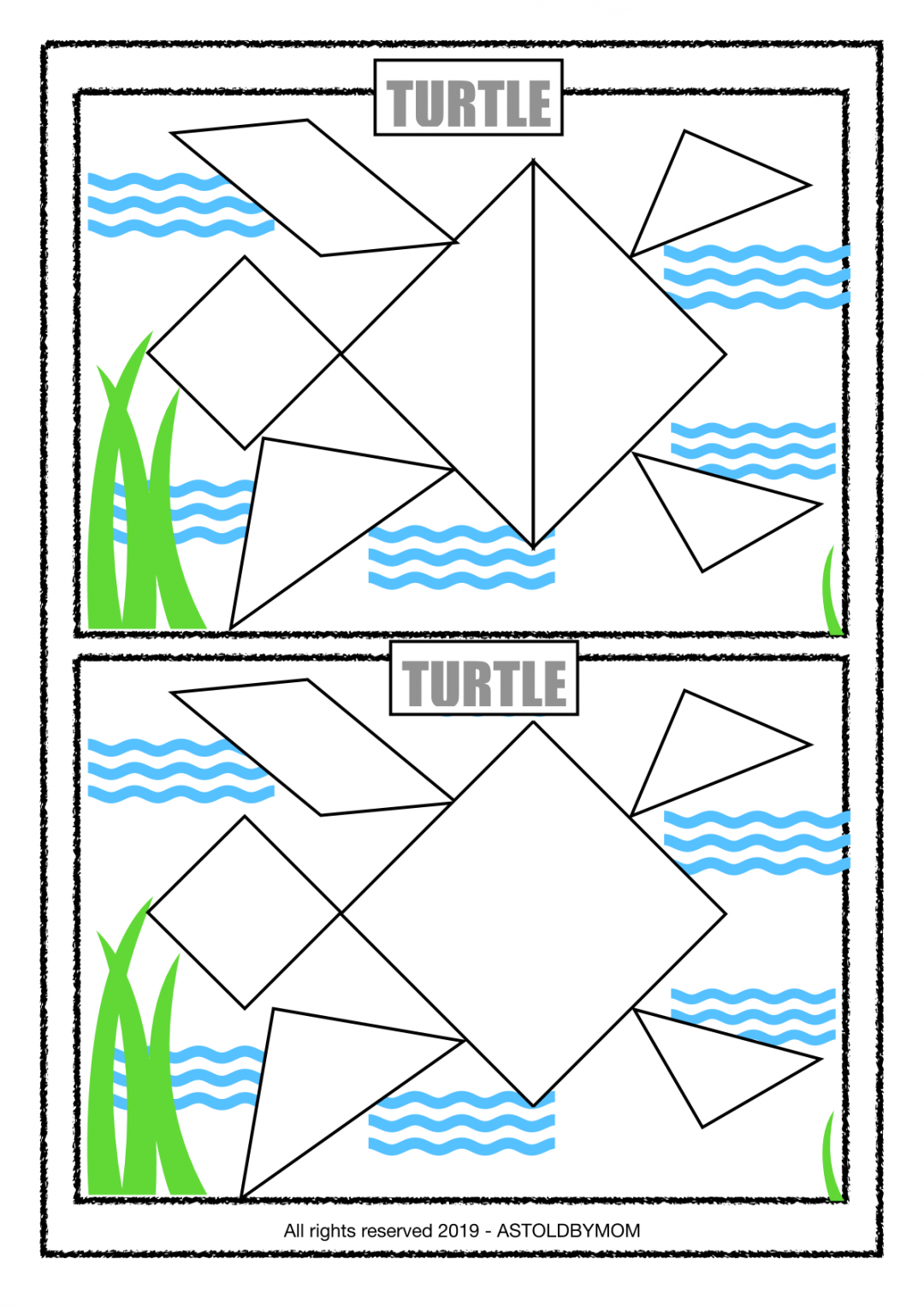 Tangram Puzzles - AS TOLD BY MOM
