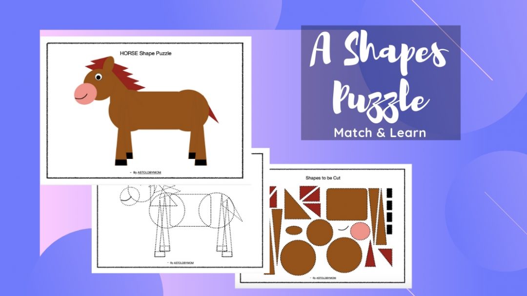 Shape Crafts - Animal Puzzles - As Told By Mom