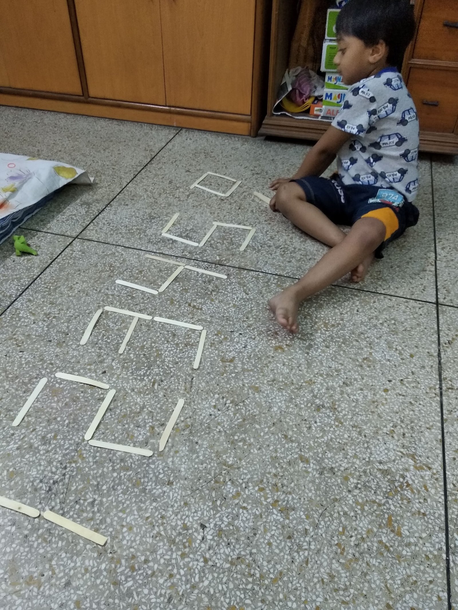 Popsicle Stick Numbers - AS TOLD BY MOM