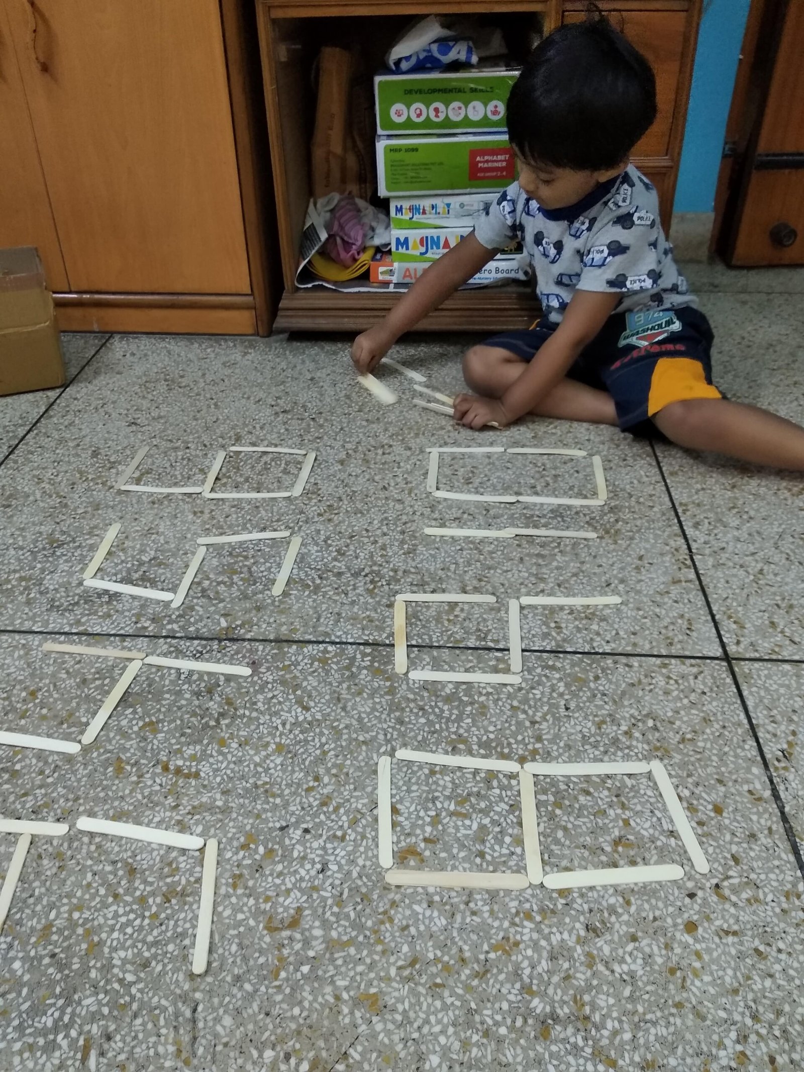 Popsicle Stick Numbers - AS TOLD BY MOM