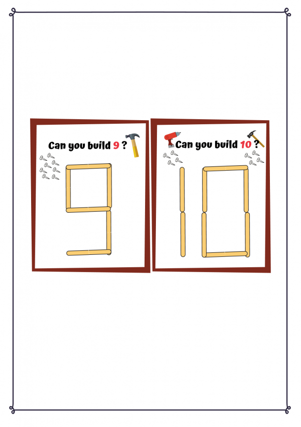 Popsicle Stick - 2D- Shapes - AS TOLD BY MOM