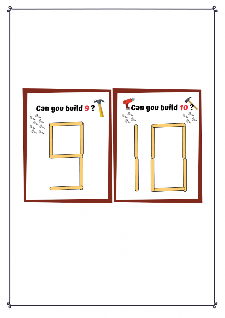 Popsicle Stick Numbers - As Told By Mom