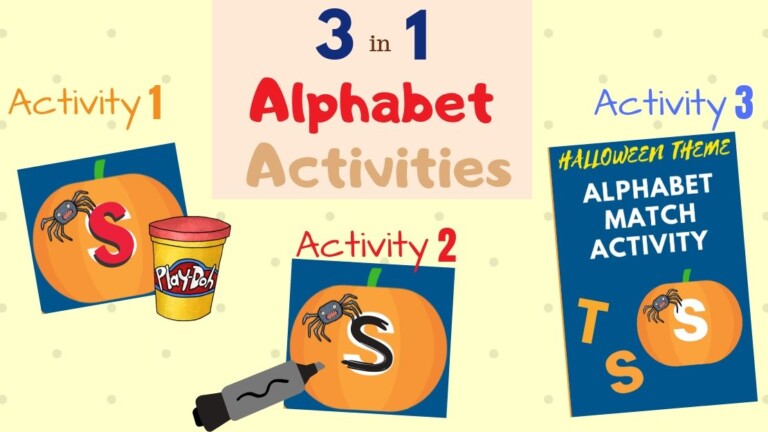 Alphabet Pumpkins - 3 in 1 Halloween Activities for Pre-K ...