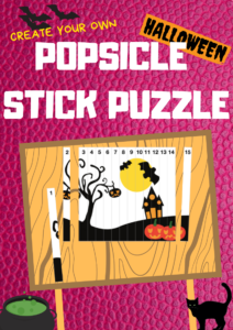 Halloween Popsicle Stick Puzzle - AS TOLD BY MOM