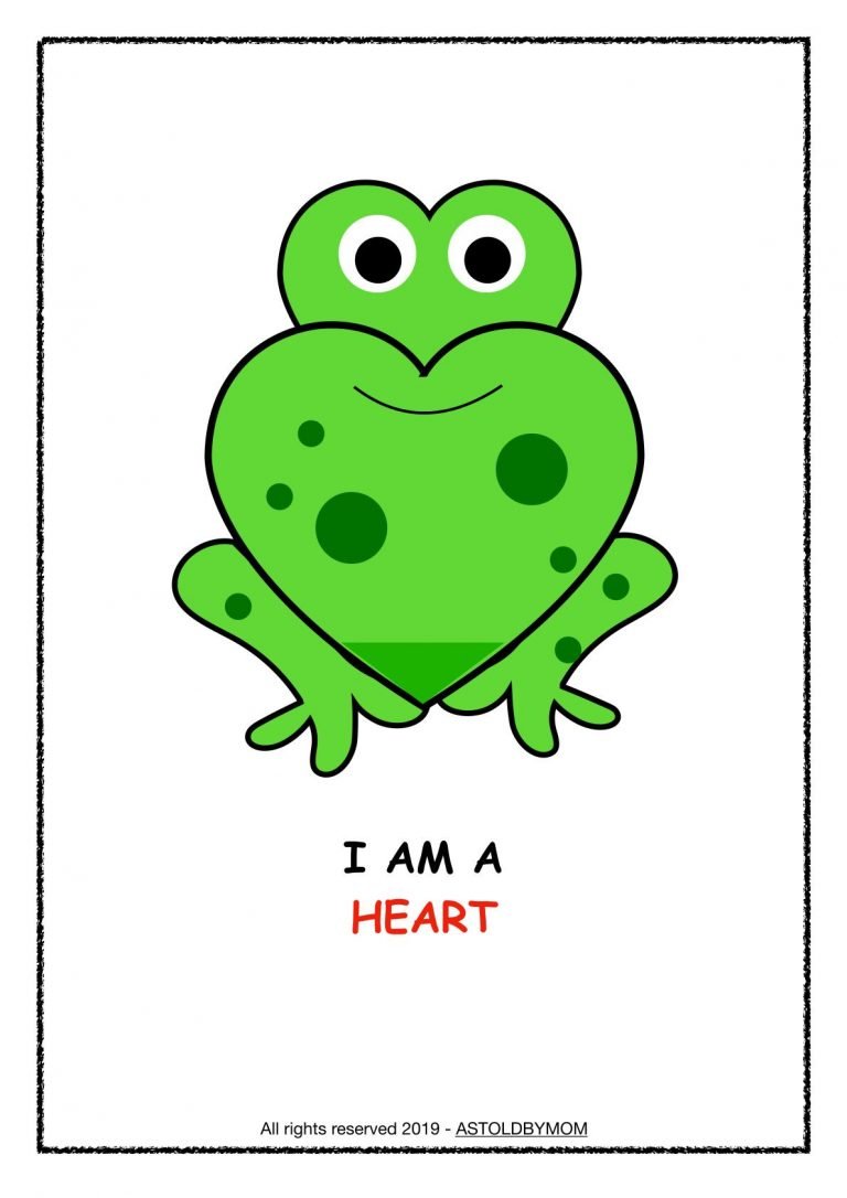 Frog Theme Shape Sorting Activity - 10 Posters - AS TOLD BY MOM