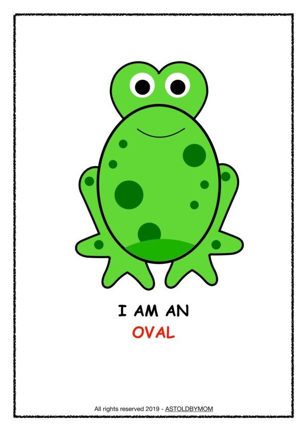 Frog Theme Shape Sorting Activity - 10 Posters - AS TOLD BY MOM