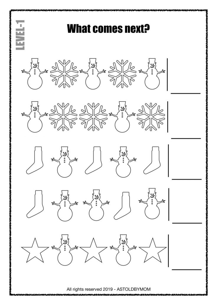 Patterns - Whats comes next? - As Told By Mom