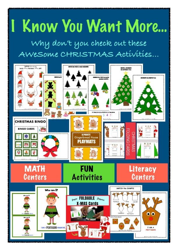 Reindeer Shape Sorting Activity - AS TOLD BY MOM