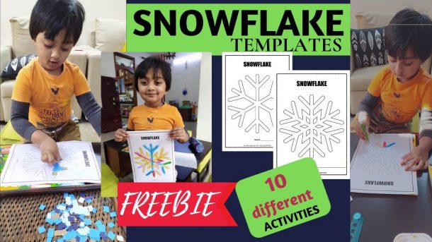 FREE Snowflakes Templates - 10 Activities - As Told By Mom