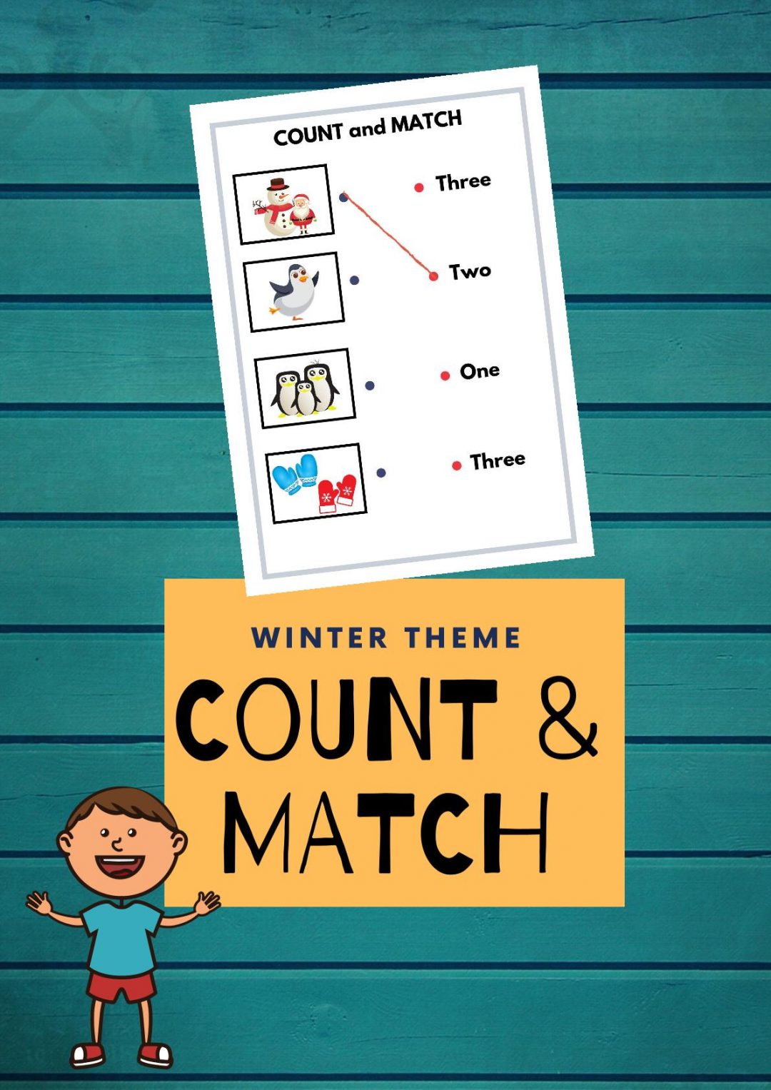 Winter Theme Math & Literacy Centers - As Told By Mom