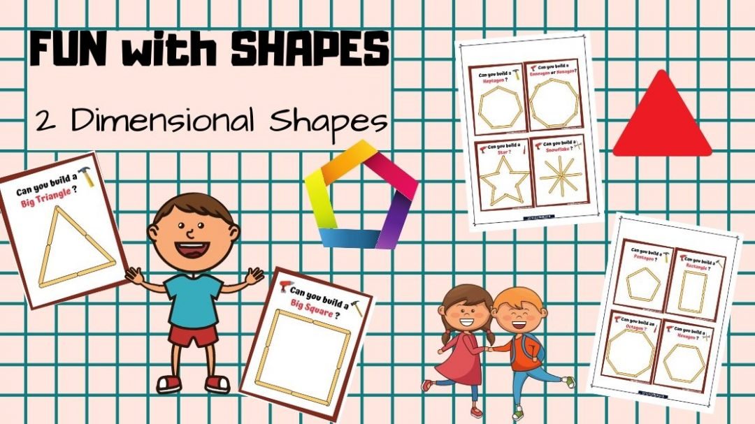 Popsicle Stick - 2D- Shapes - AS TOLD BY MOM