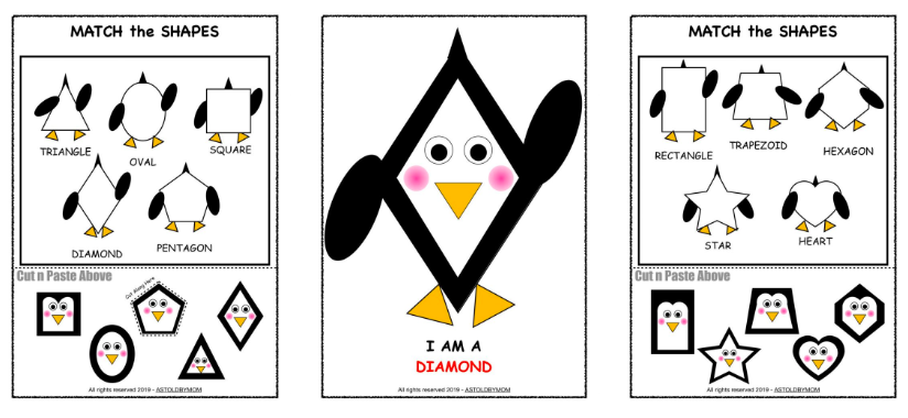 Penguin Shape Sorting Activity - As Told By Mom