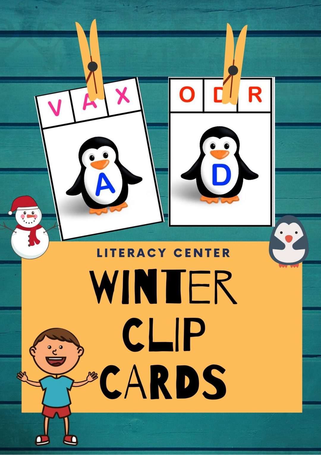 Winter Theme Math & Literacy Centers - As Told By Mom