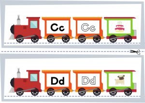 FREE Train Themed - Alphabets Reading, Writing & Phonics Practice - AS ...
