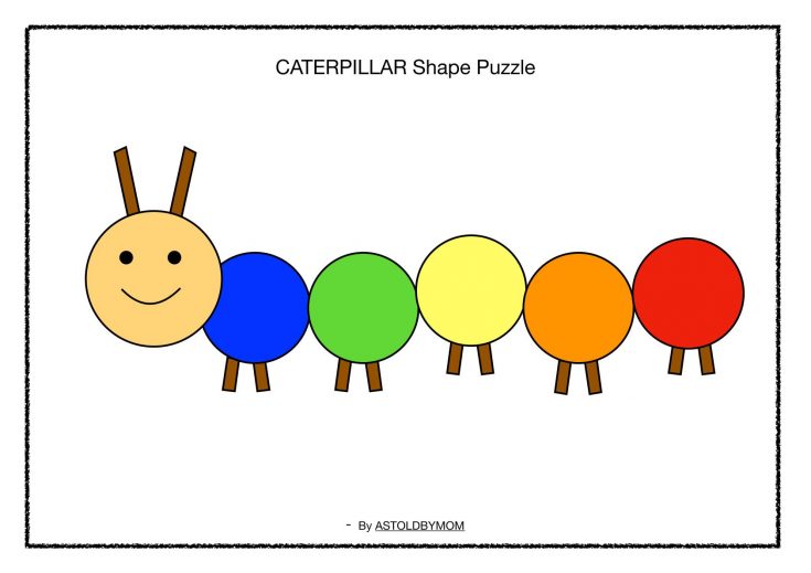 Fingerprint Caterpillar Activity - Learning Numbers - As Told By Mom
