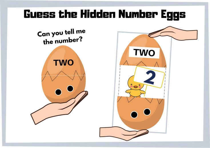 Hidden Numbers Surprise Eggs - ASTOLDBYMOM