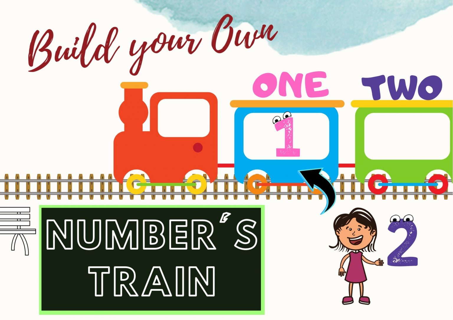 Numbers and Number Names Train - As Told By Mom