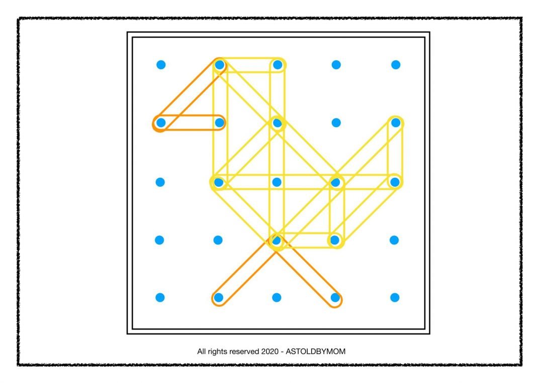 Geoboard Task Cards - Spring & Easter - AS TOLD BY MOM