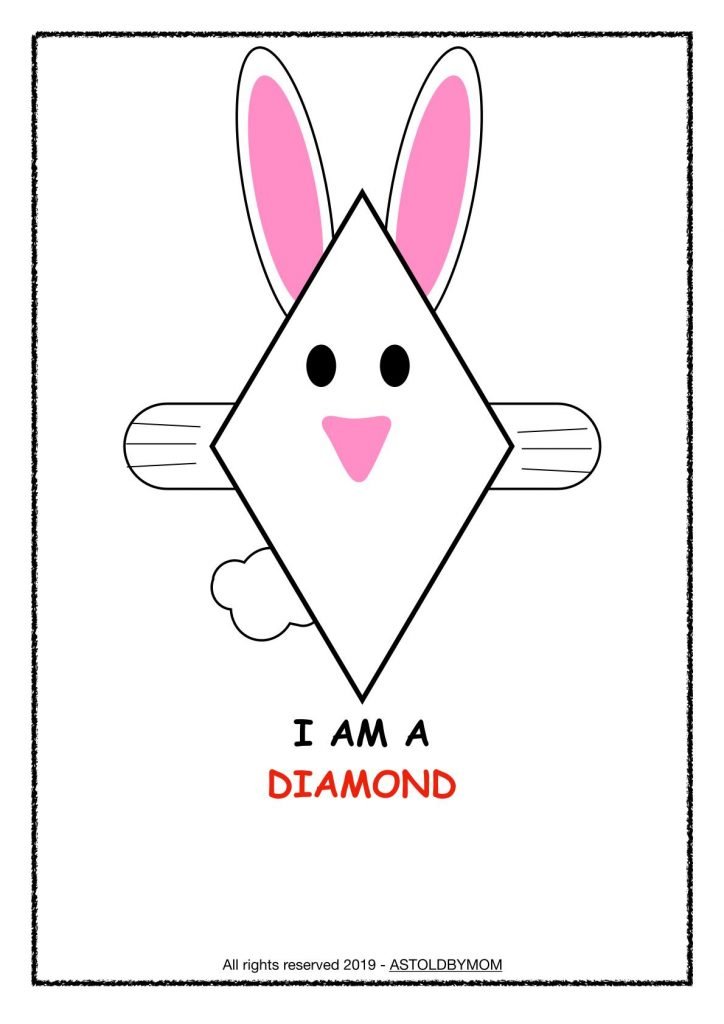 Bunny Theme Shapes Activities & Shape Posters - As Told By Mom
