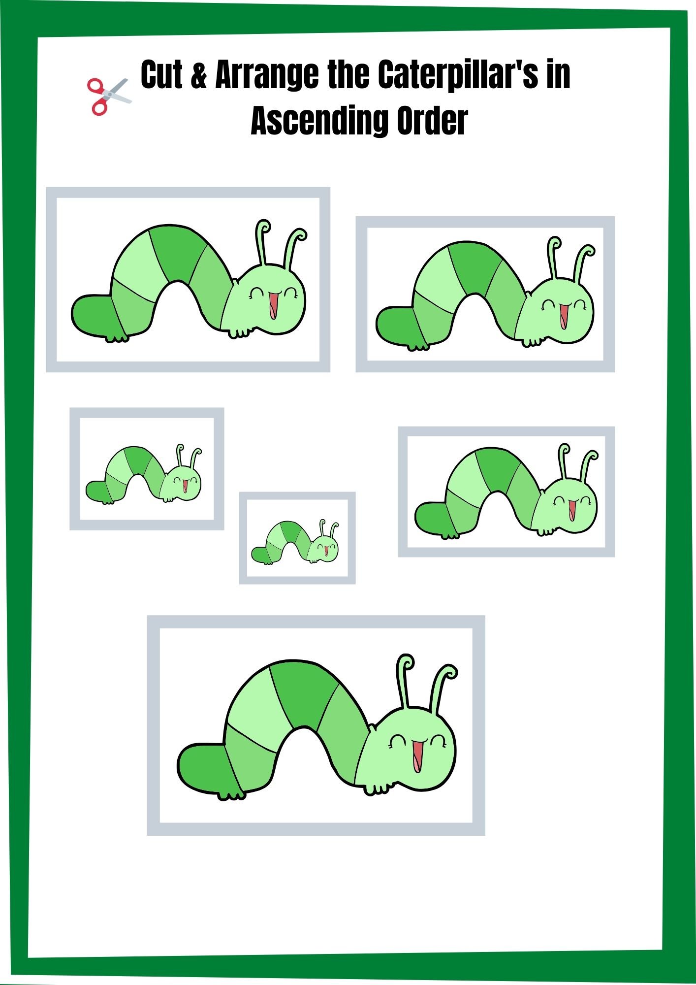 Fingerprint Caterpillar Activity - Learning Numbers - AS TOLD BY MOM