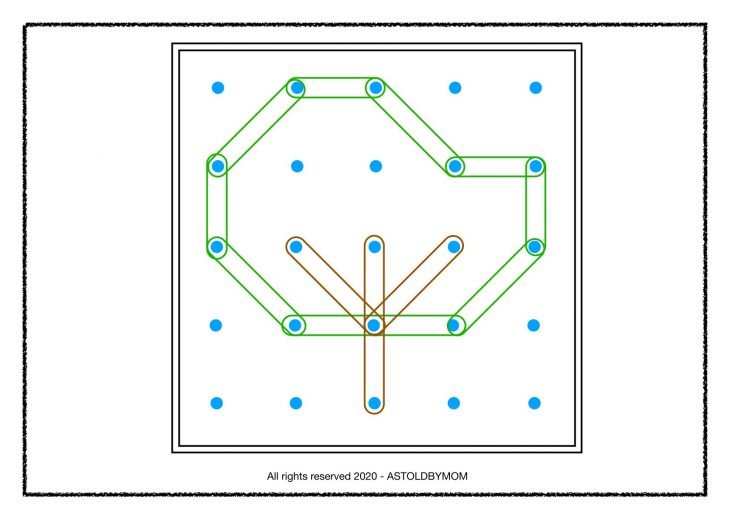 Geoboard Task Cards - Spring & Easter - AS TOLD BY MOM