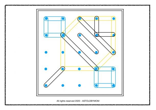 Geoboard Task Cards - Spring & Easter - AS TOLD BY MOM