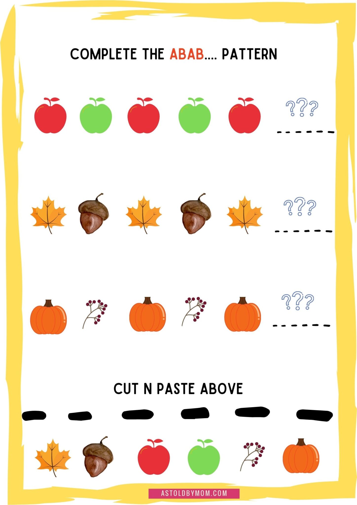 Fall Math Activities For Kids - As Told By Mom