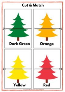 Christmas Tree Puzzles - Shapes, Colors and Shadows - AS TOLD BY MOM
