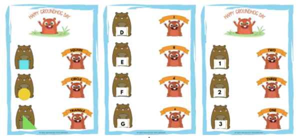 Groundhog Activities - Math and Literacy Centers - AS TOLD BY MOM