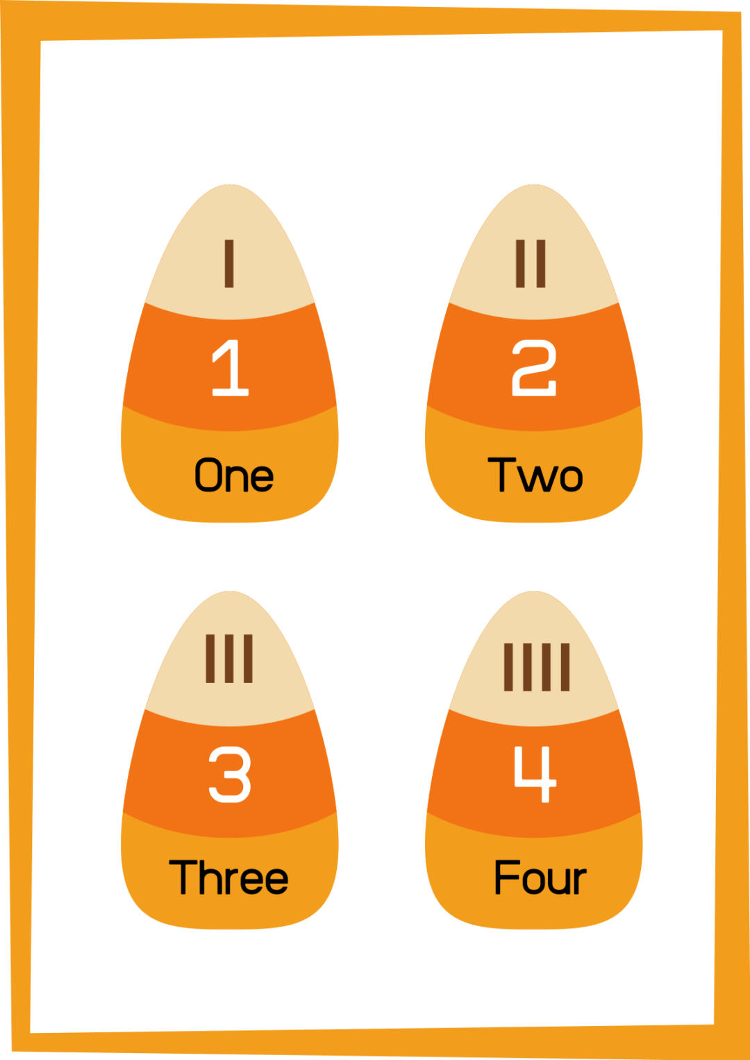 Back To School - Candy Corn Activity - As Told By Mom